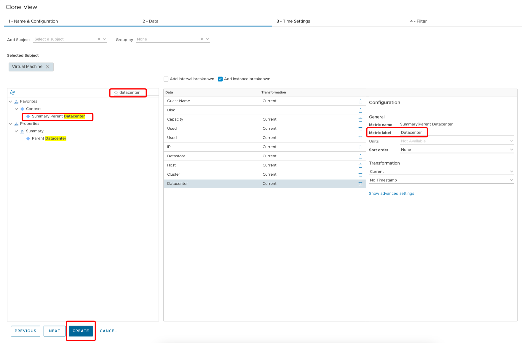 Create Dashboard | VMwareAria.github.io